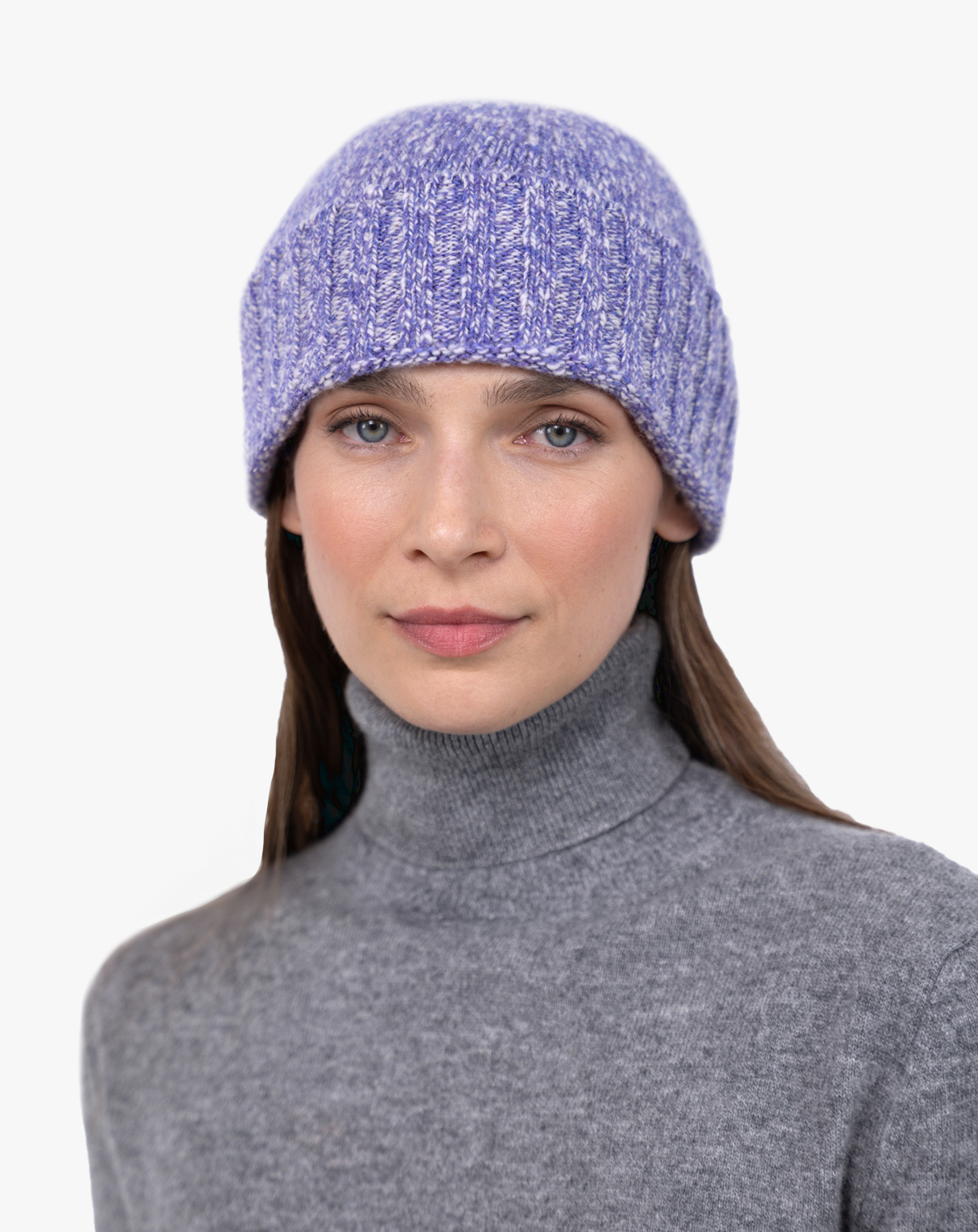 Cashmere Wool Mouliné Hat | MaisonCashmere