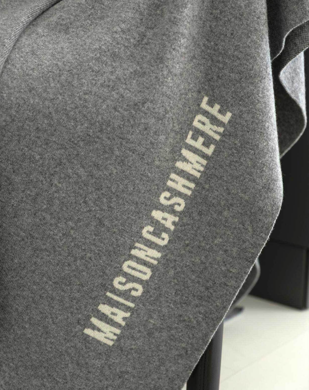 Coperta Cashmere Personalizzabile Punto Stoffa | MaisonCashmere