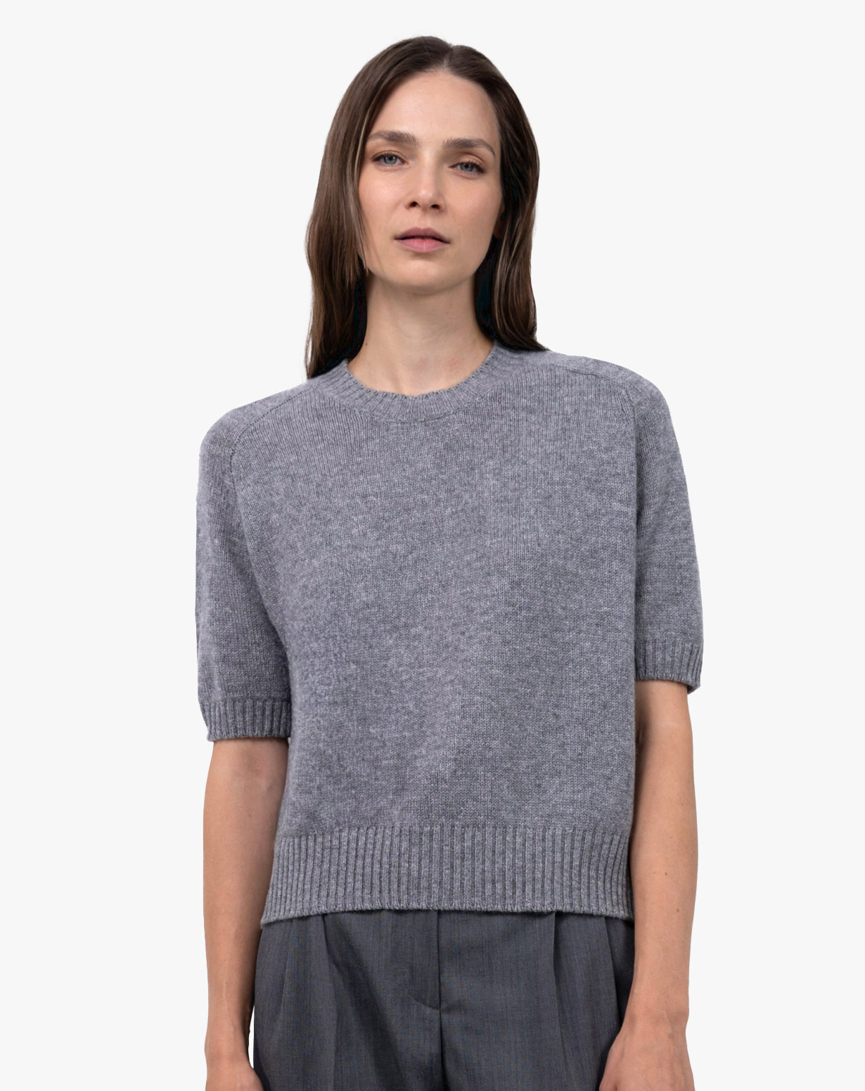 Women's Maxi Pure Cashmere T-Shirt | MaisonCashmere
